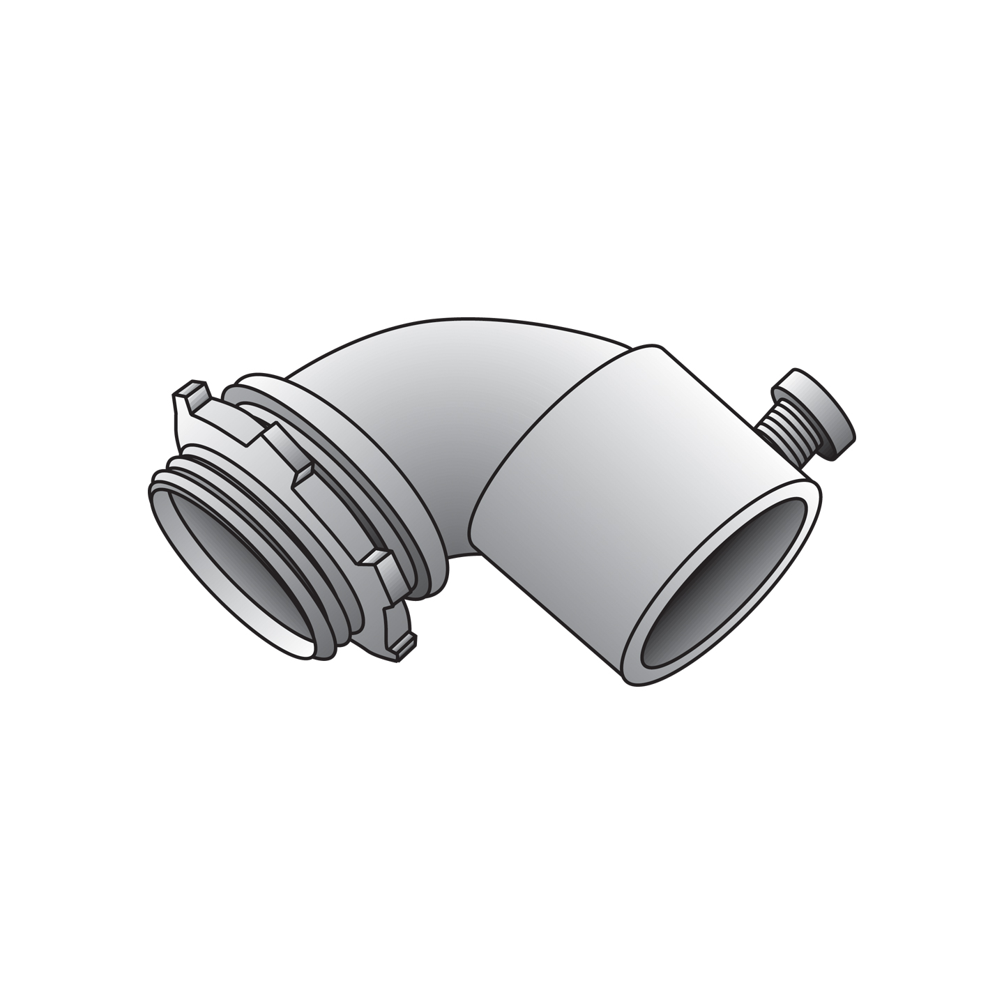 O-Z/Gedney™ EMT Angle Set Screw Connectors