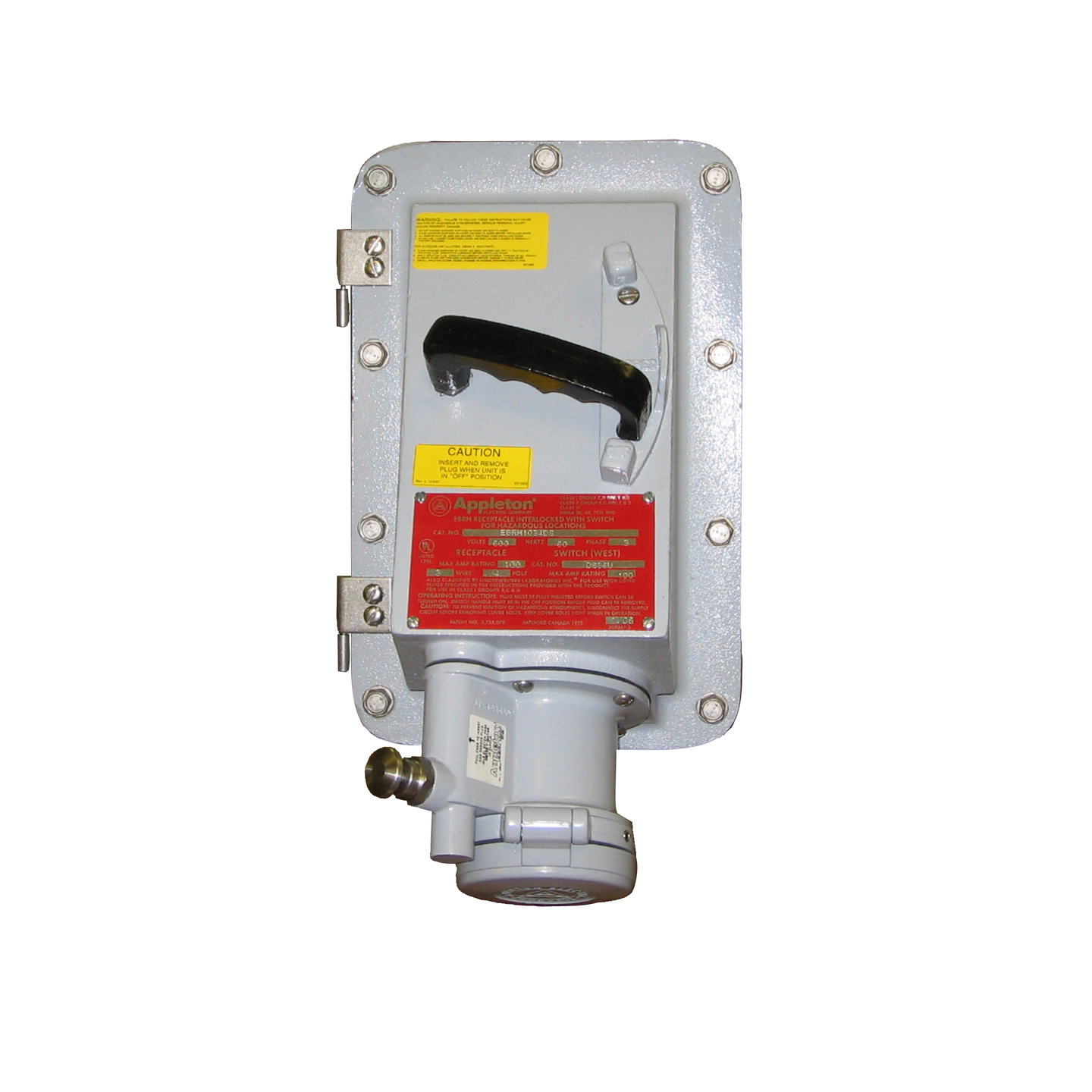Appleton™ NEC EBR 30, 60, 100 and 150 Amp Series Interlocked Receptacles